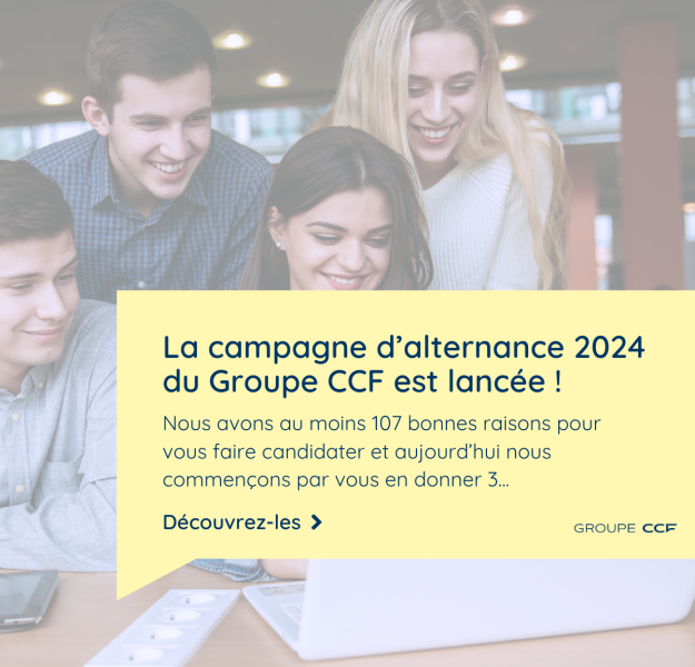La campagne alternance Groupe CCF 2️024 est lancée. 🚀 | My money bank ...